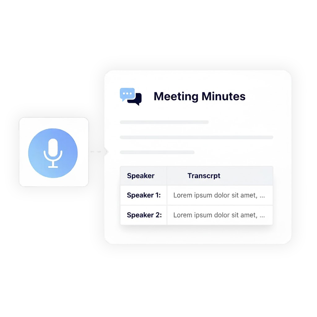 Meeting Transcription - SpeechWrite